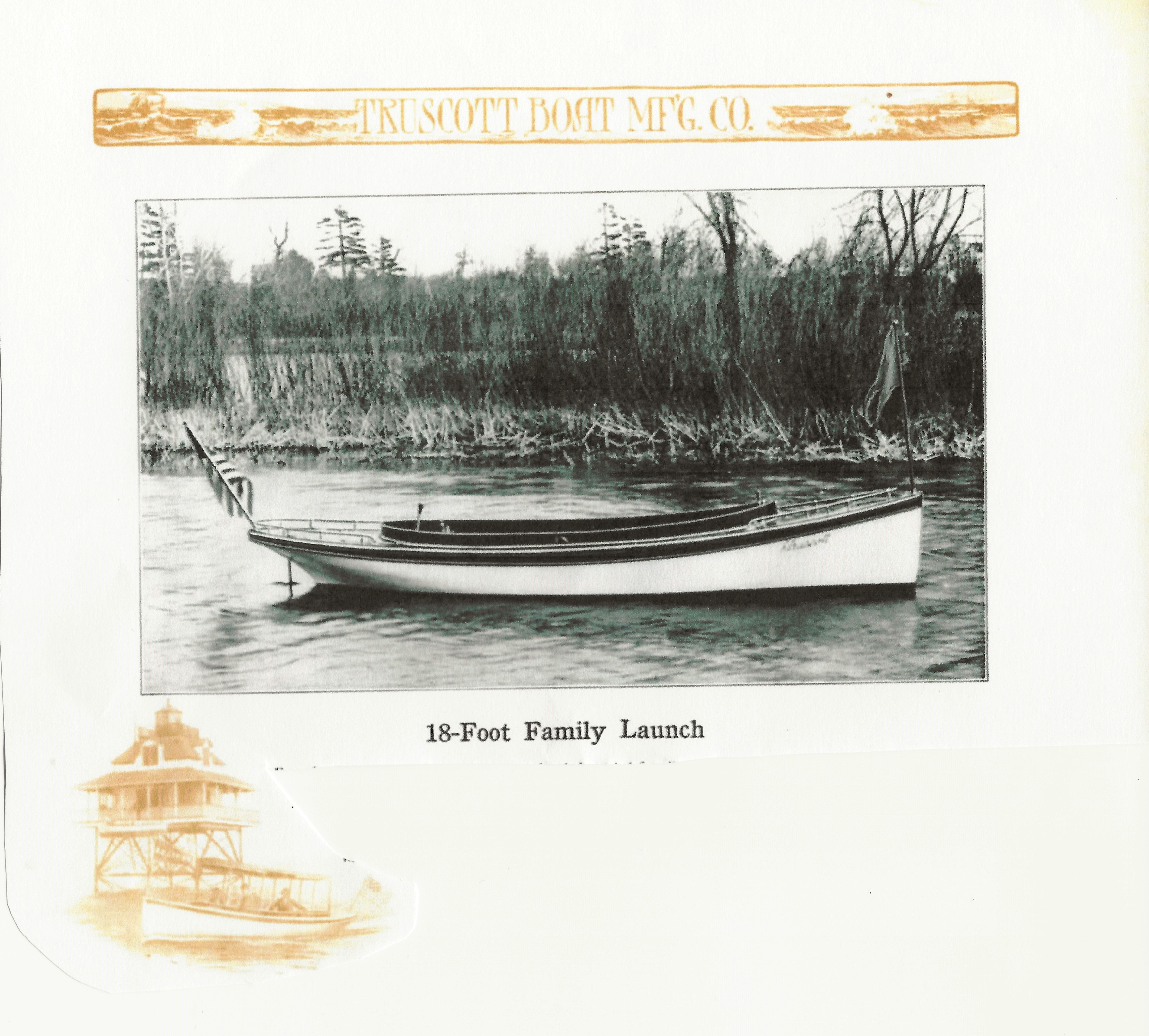 18 Feet 1899 Truscott Family Launch - 54580 | Antique Boat America